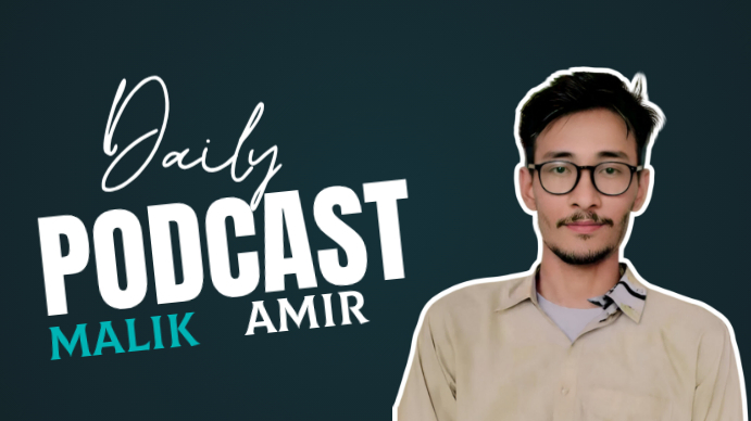 Daily Podcast YouTube Thumbnail Template | PosterMyWall