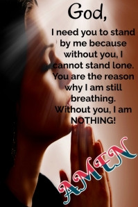 Daily Prayer Template | PosterMyWall