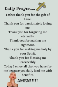 Daily Prayer Template | PosterMyWall