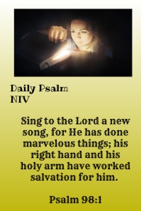 Daily Psalm Template | PosterMyWall