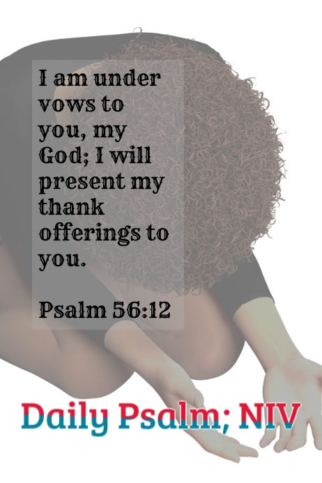 Daily Psalm Template | PosterMyWall