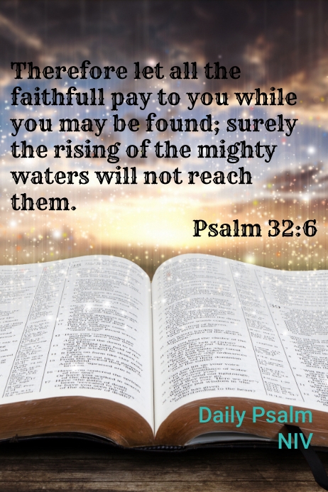 Daily Psalm Template | PosterMyWall