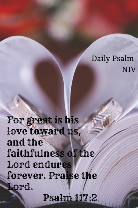 Plantilla de De Salmos Diarios | PosterMyWall