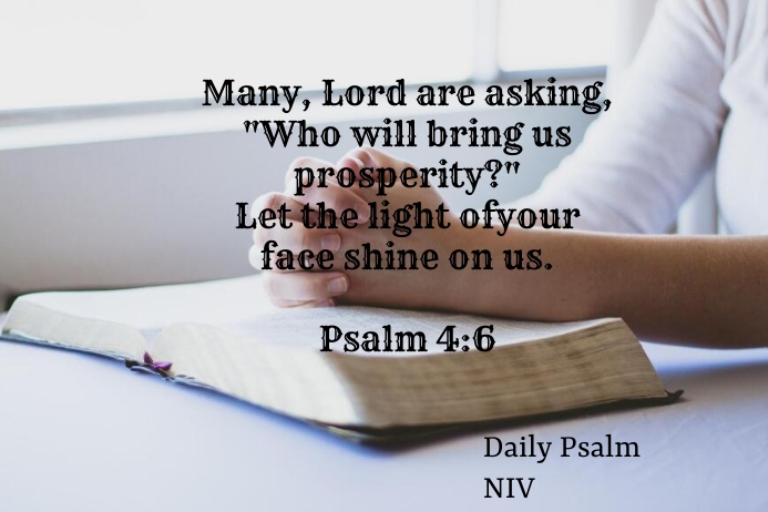 Daily Psalm Template | PosterMyWall