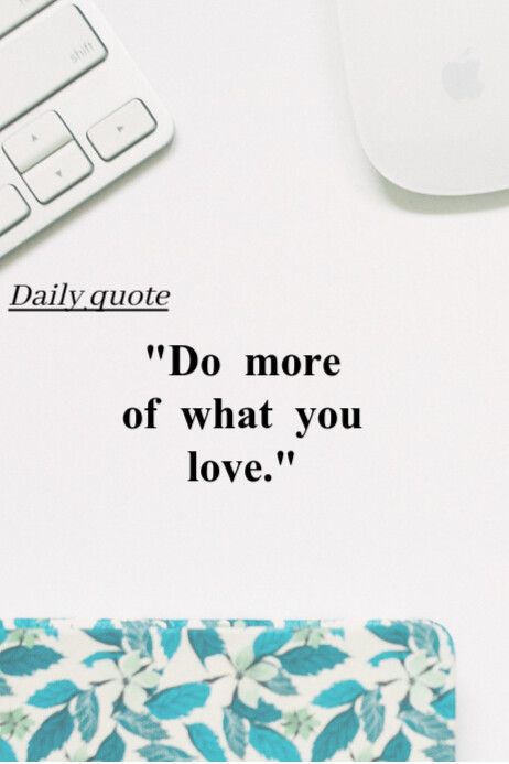 Daily Quote Poster Template | PosterMyWall