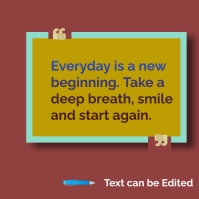 Daily quote template | PosterMyWall