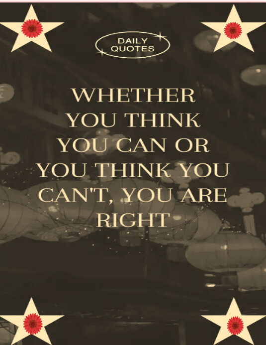 Daily quote template | PosterMyWall