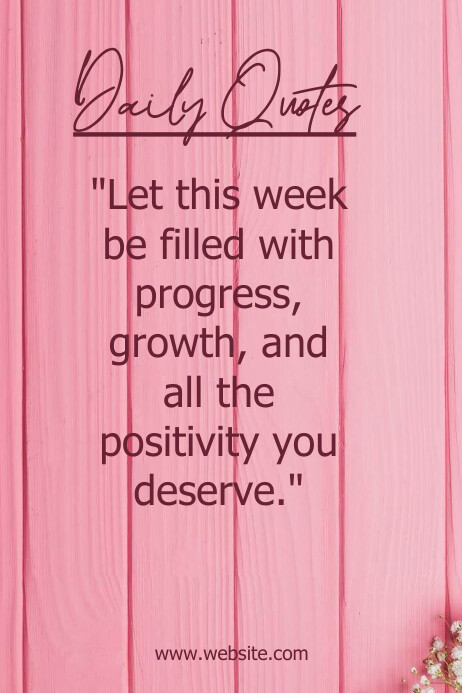 Daily Qutes Poster Templat | PosterMyWall