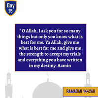 Daily Ramadan Reflections Template | PosterMyWall