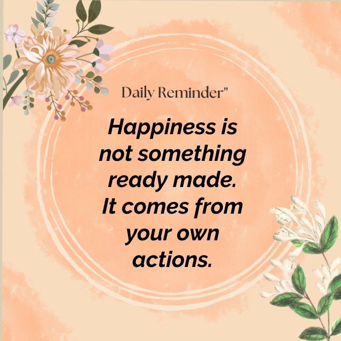 Daily Reminder. Template | PosterMyWall