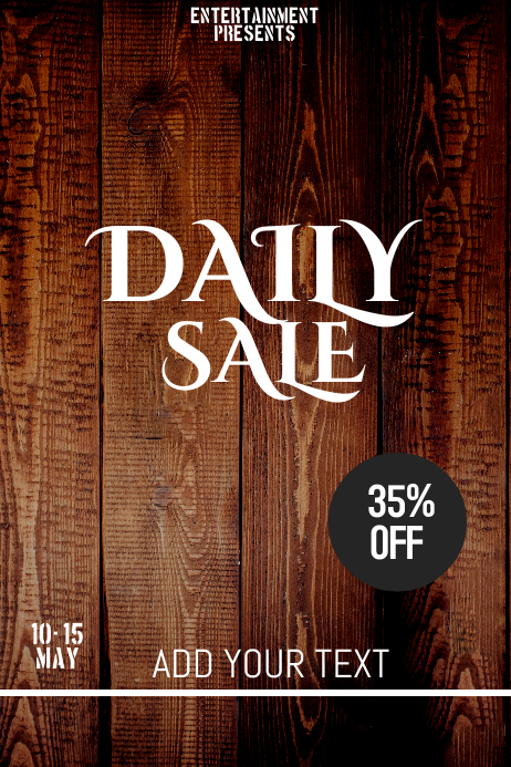 Daily sale flyer template | PosterMyWall