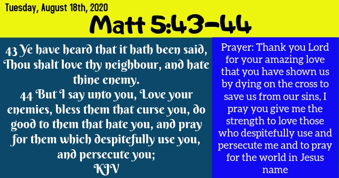 Copy of Daily Scriptures | PosterMyWall