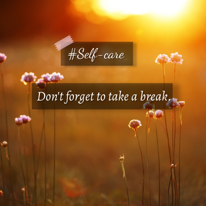 Daily Self-Care Reminder Template | PosterMyWall