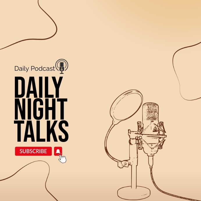 daily talk Template | PosterMyWall