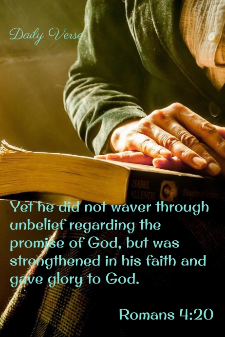 Daily Verse Template | PosterMyWall