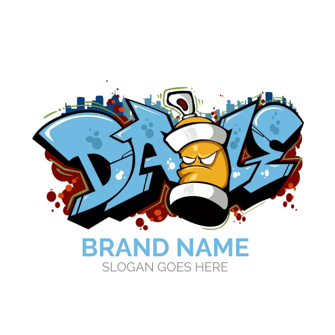 Plantilla de Dale graffiti art, Graffiti Drawing Street ar | PosterMyWall