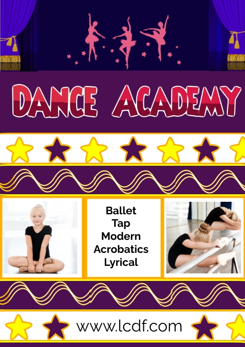 Copy of Dance Academy Dance School Poster | PosterMyWall