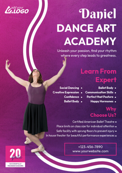 Dance Academy Flyer Template | PosterMyWall