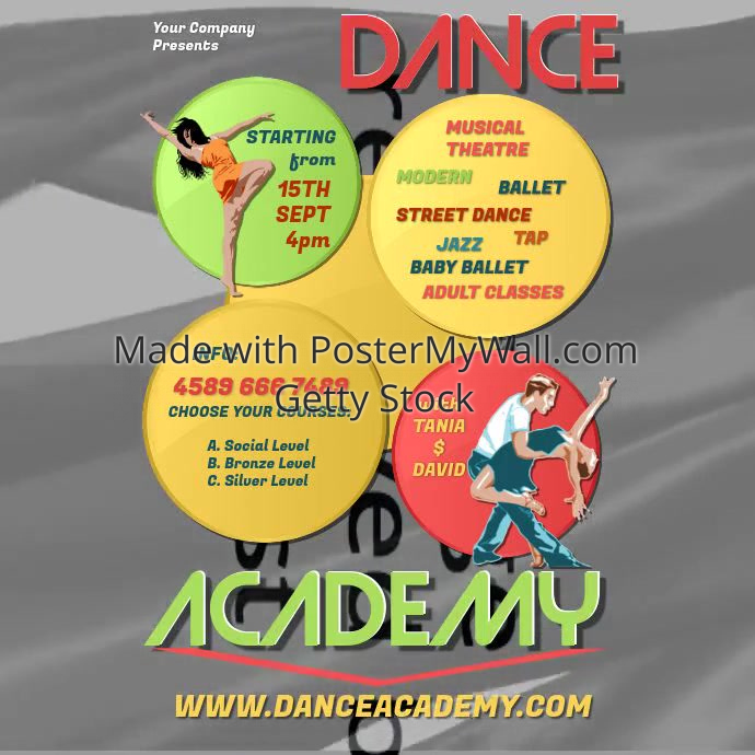 Copy of dance academy insta video | PosterMyWall
