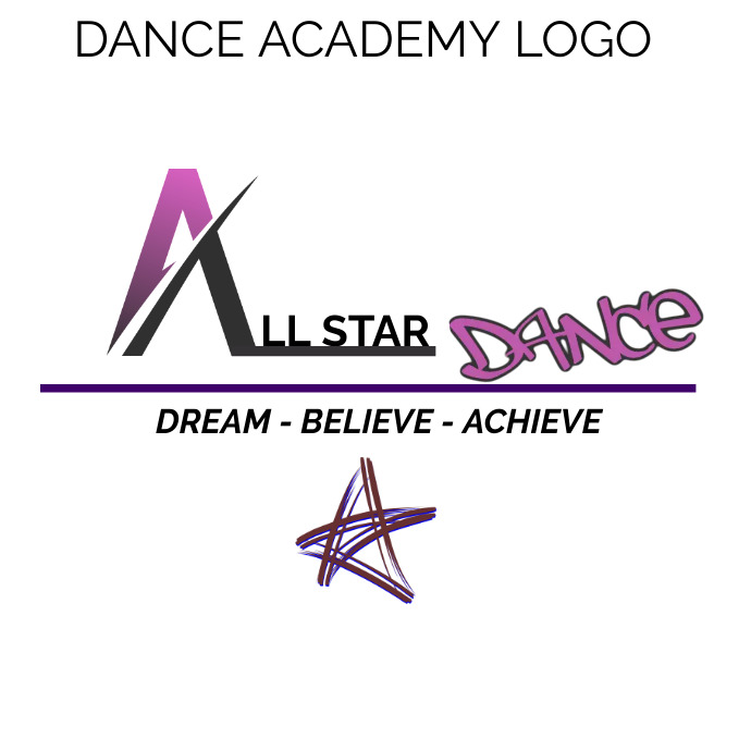 Copy of Dance Academy- School Logo | PosterMyWall