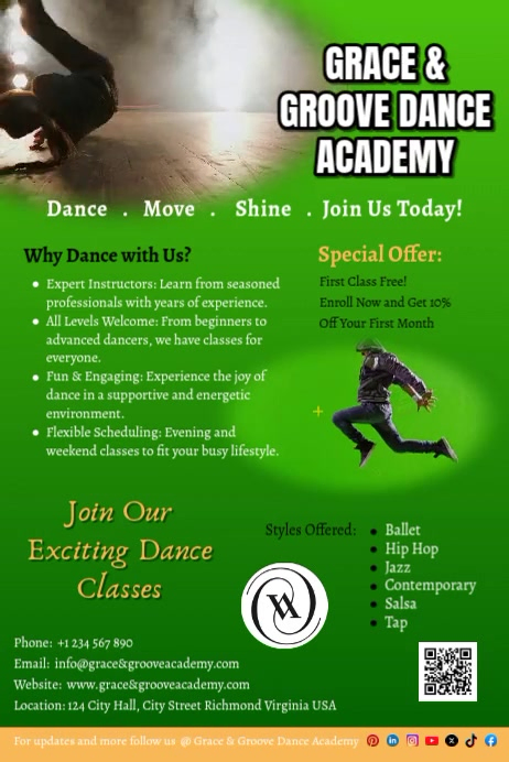 Dance Ad Template | PosterMyWall