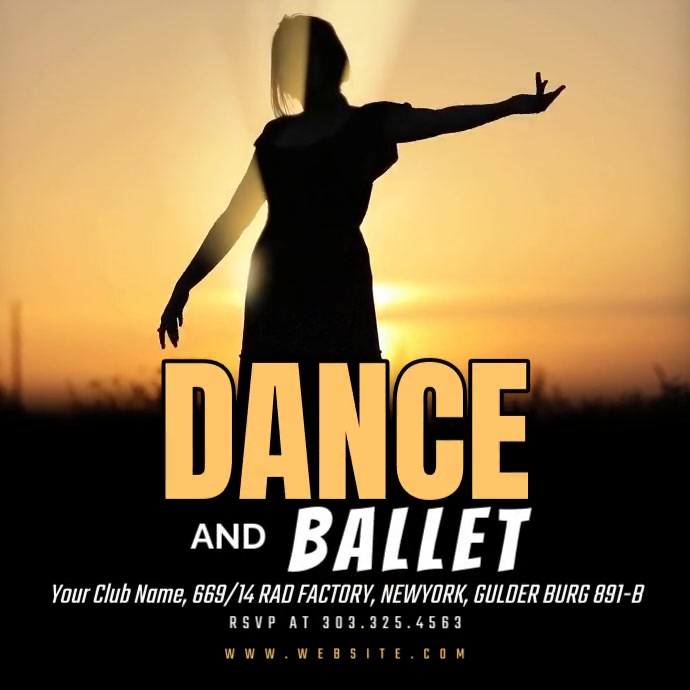 Plantilla de Dance Ballet Flyer Template | PosterMyWall