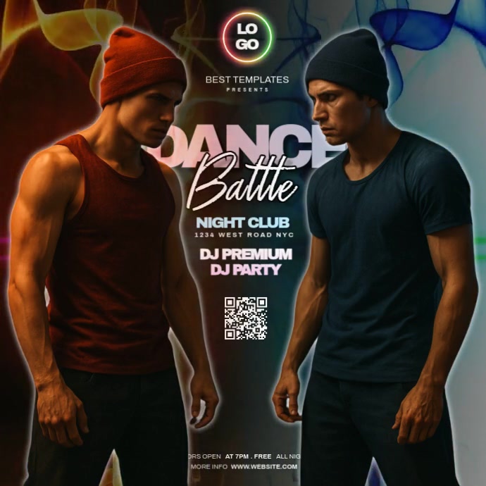 Dance Battle contest template | PosterMyWall