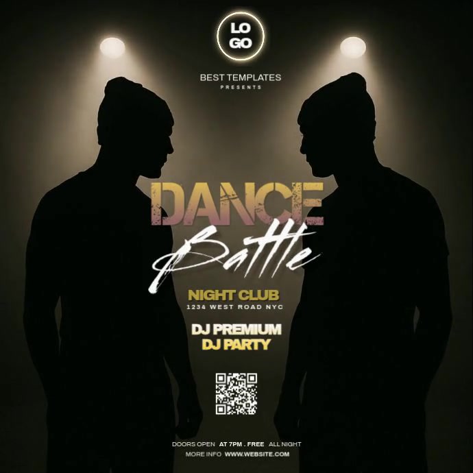 Copy of Dance Battle template | PosterMyWall