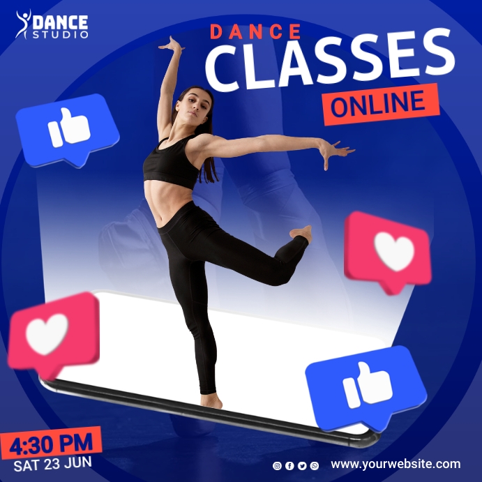 Plantilla de Dance Class Ads | PosterMyWall