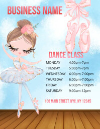 Dance Class Template | PosterMyWall
