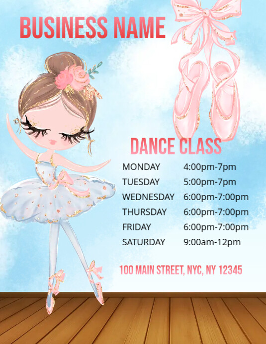 Dance Class Template | PosterMyWall