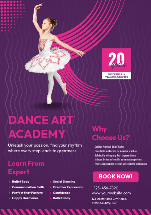 Dance Class Flyer Template | PosterMyWall