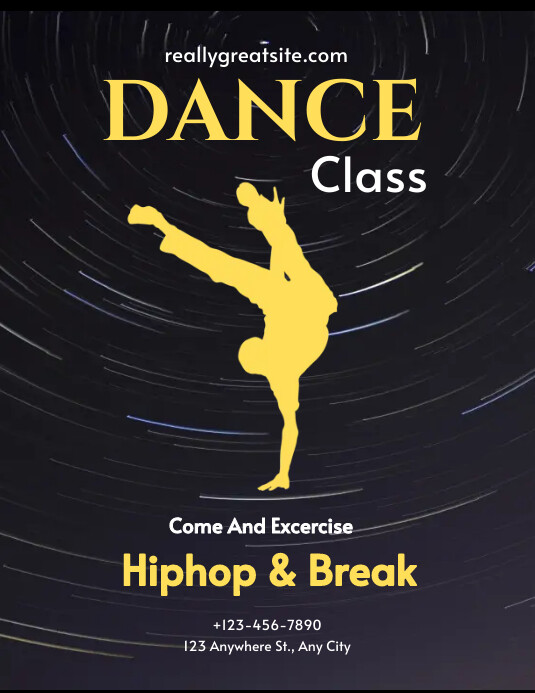 Dance Class Flyer Template | PosterMyWall