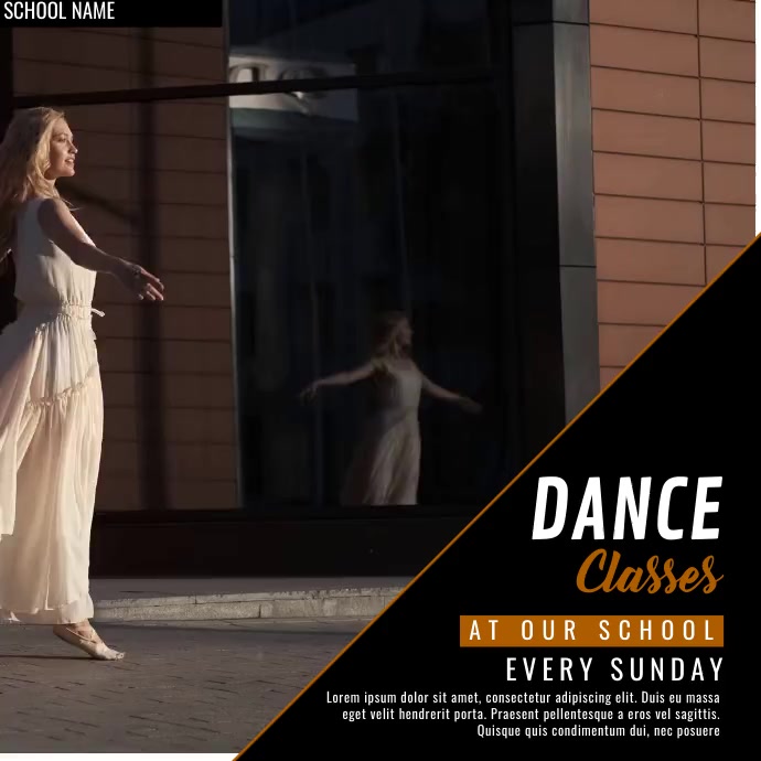 dance classes advertisement template | PosterMyWall