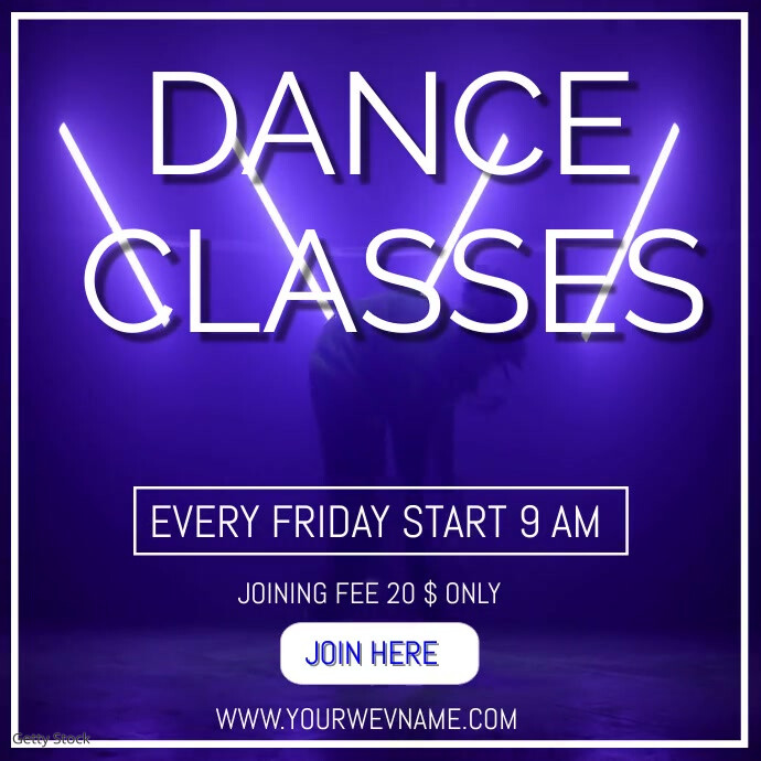 Dance Classes Template | PosterMyWall