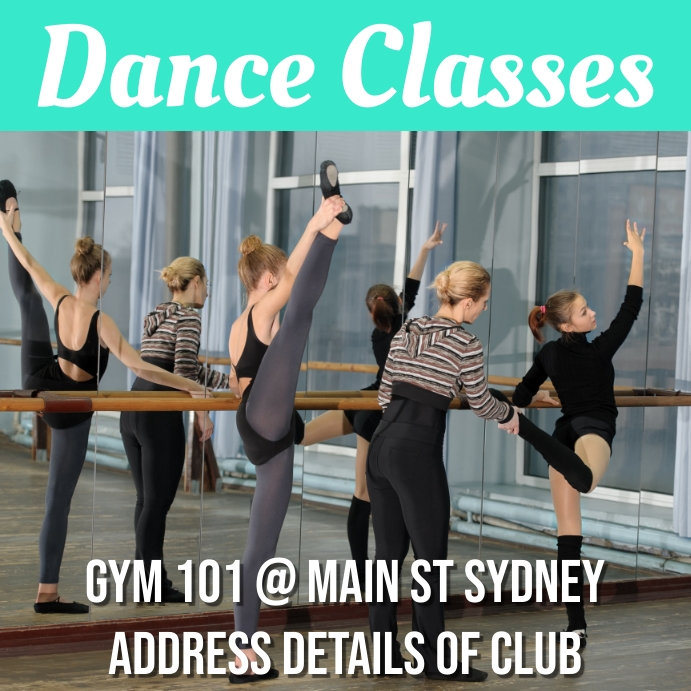 dance classes Template | PosterMyWall
