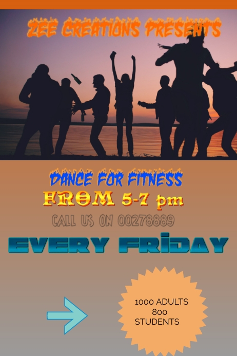 Copy of DANCE CLASSES | PosterMyWall