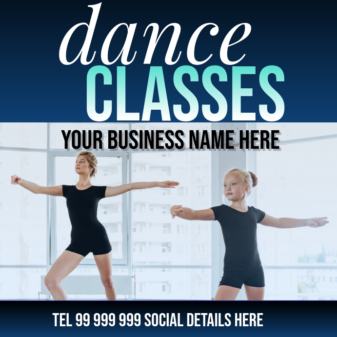 dance classes Template | PosterMyWall
