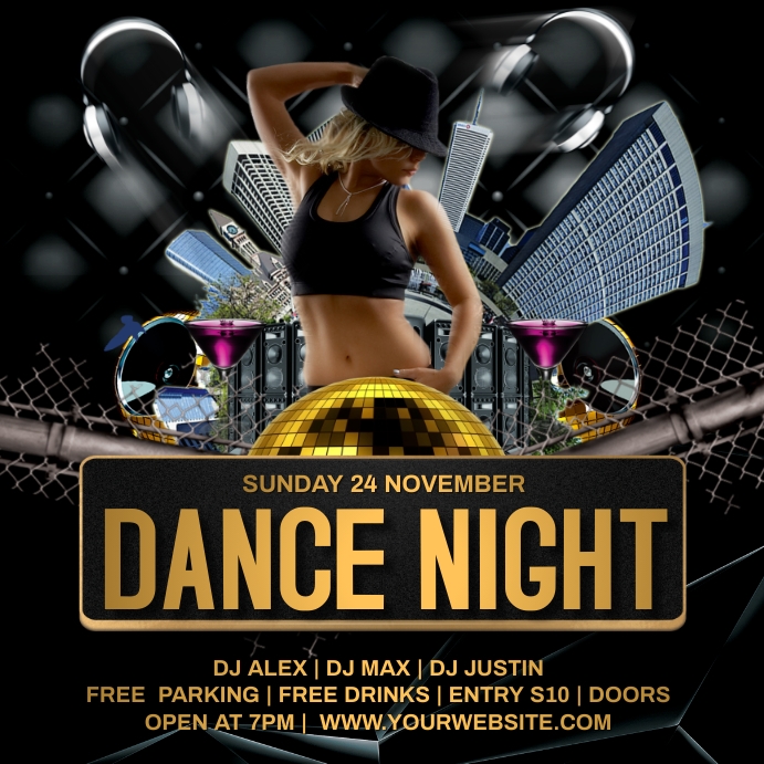 Copy of dance club | PosterMyWall