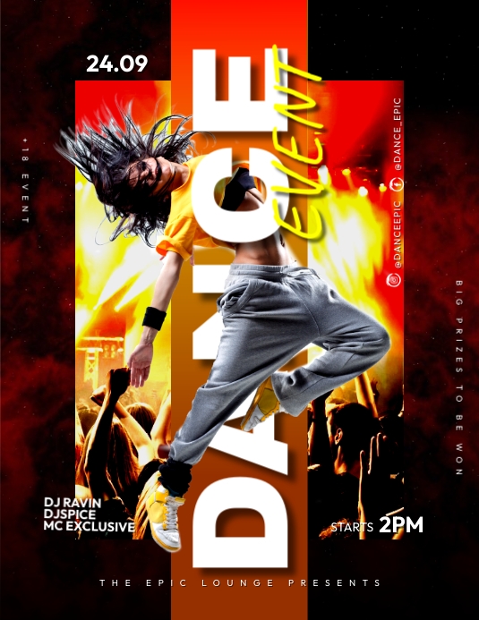 Dance club party flyer template | PosterMyWall