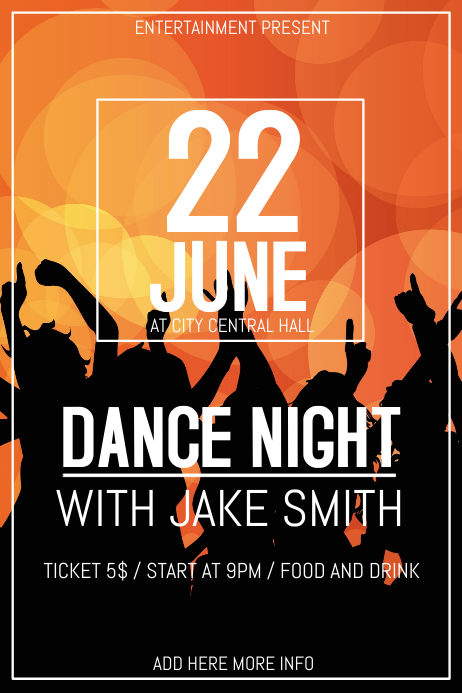 Copy of Dance Club party flyer template | PosterMyWall