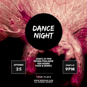 Dance Party Night club event video advertising template | PosterMyWall