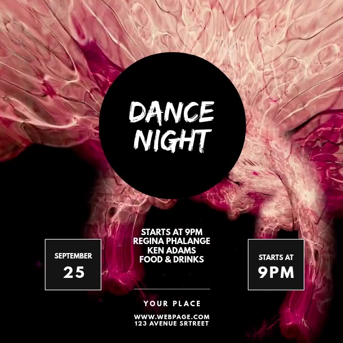 Copy of Dance Club Video ad Template | PosterMyWall