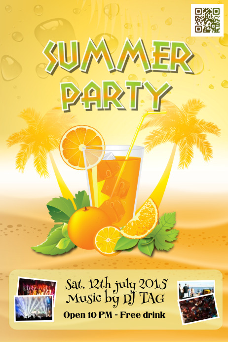 Copy of Dance and cocktail party poster - PosterMyWall | PosterMyWall