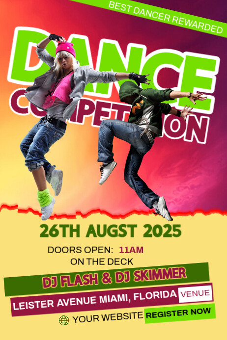 Copy of Dance Competition Ad Flyer | PosterMyWall
