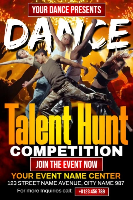Dance Competition Template | PosterMyWall