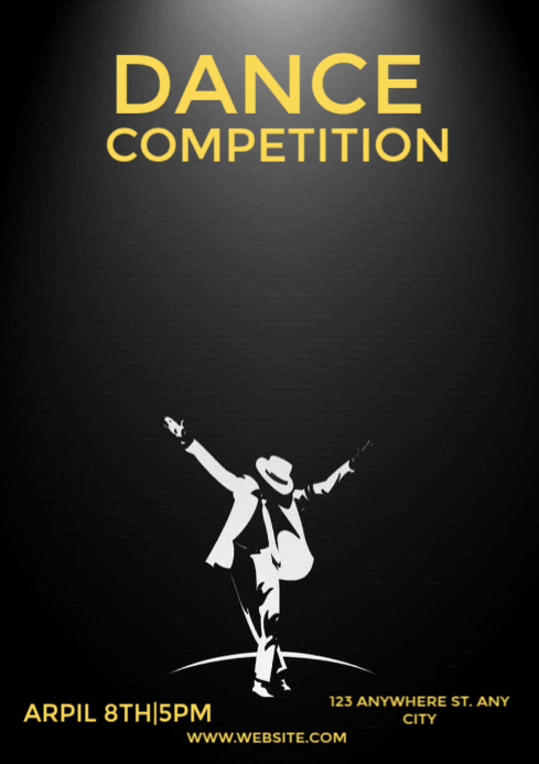 Dance competition Template | PosterMyWall
