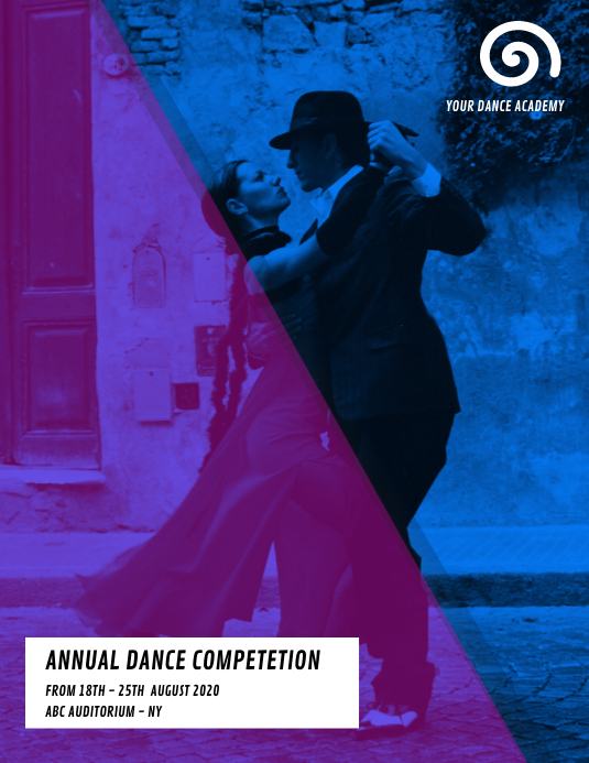DANCE COMPETITION FLYER Template | PosterMyWall