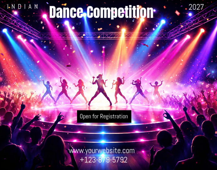 Dance Competition Poster, Dance Competition Poster Template, Dance ...