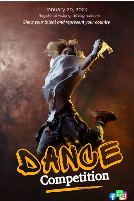 Dance Competition Template | PosterMyWall